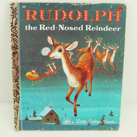Little Golden Book | Other | Vintage Little Golden Book Rudolph The ...